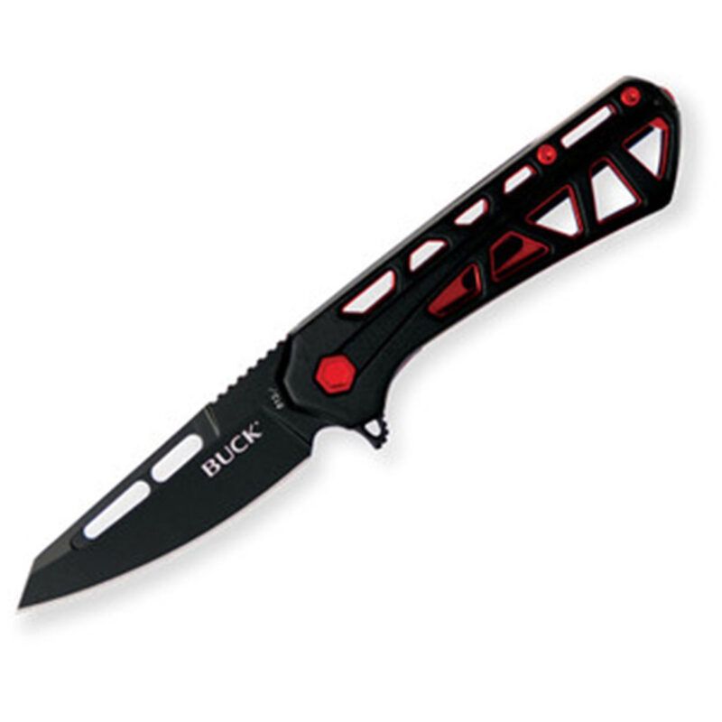 - Buck Knives Trace Folder Small Black Handle Tanto Blade - AR15Discounts