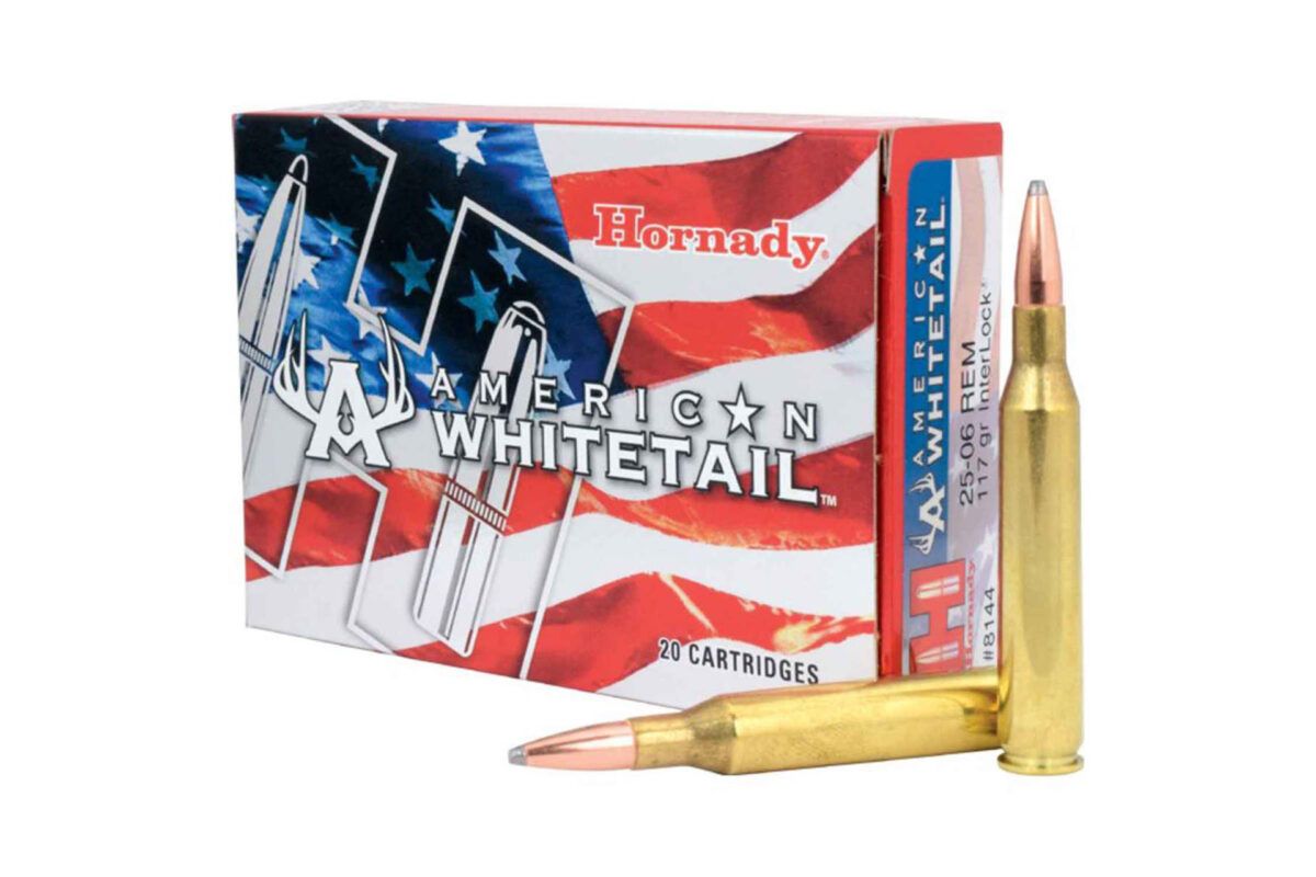 - Hornady 8144 American Whitetail .25-06 Remington 117 Grain InterLock ...
