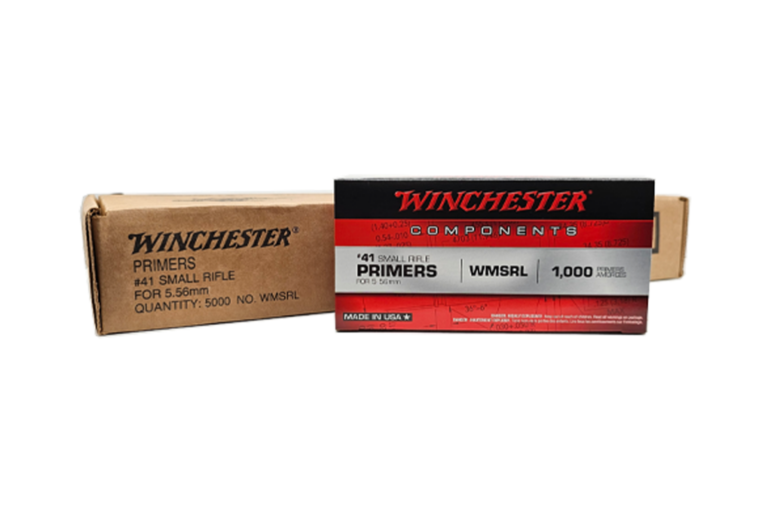 WMSRL - Winchester Small Rifle 5.56mm NATO-Spec Military Primers #41 ...