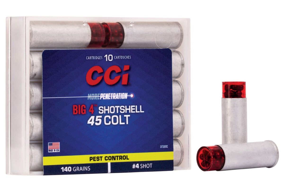 3722CC - CCI 3722CC Big 4 45 Long Colt 140 Grain Shotshell #4 Shot 200 ...
