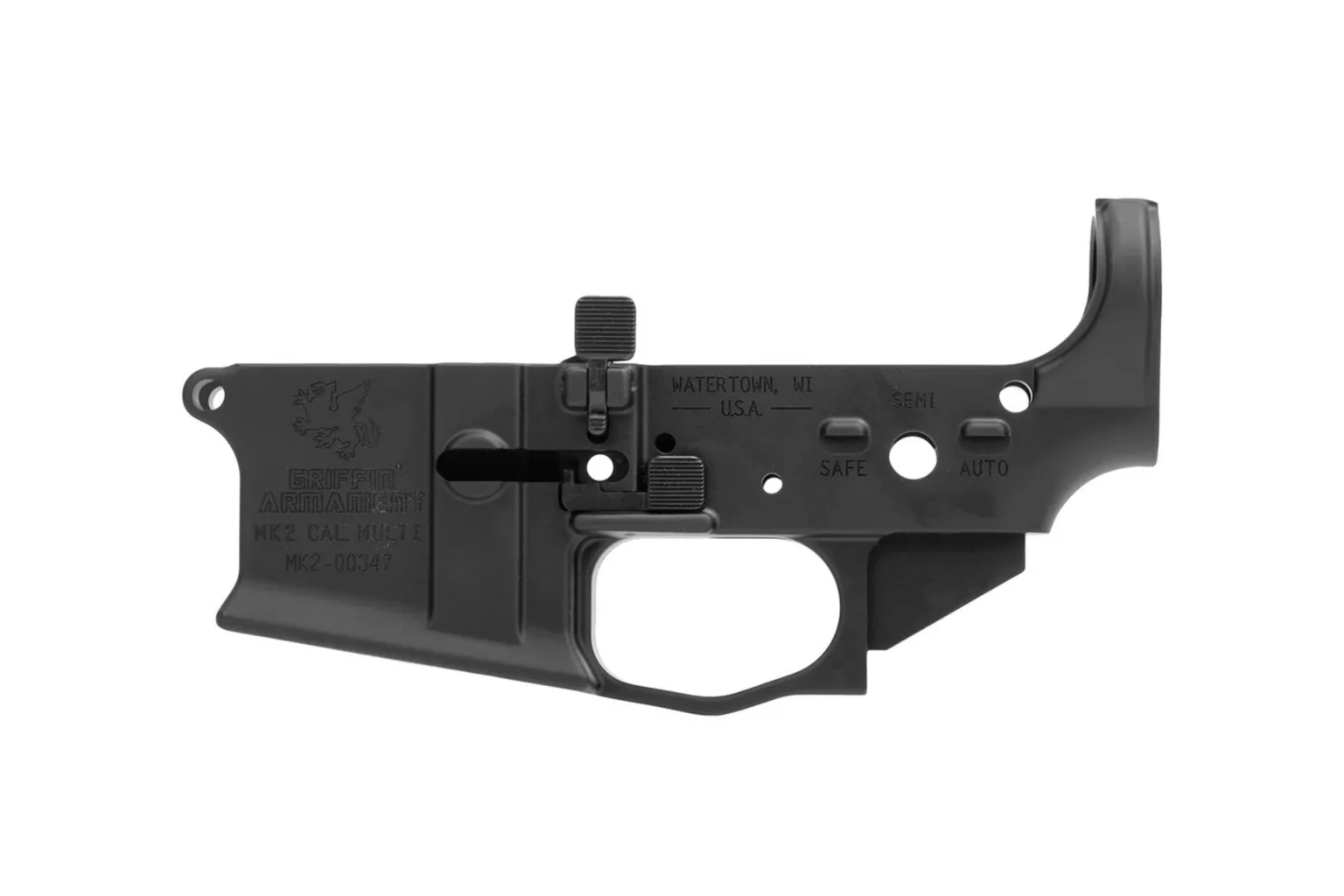 MK2AL - Griffin Armament MK2 AR-15 Ambidextrous Stripped Lower Receiver ...