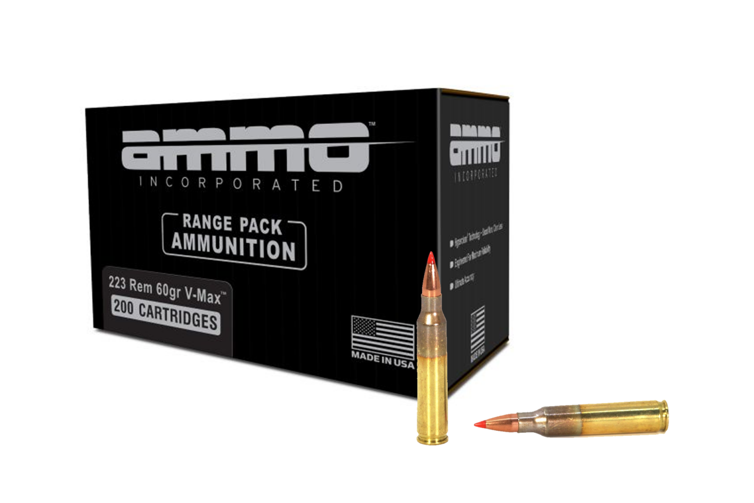 223060VMX-A200 - Ammo Inc Signature .223 Rem 60 Grain V-Max Rifle Ammo ...