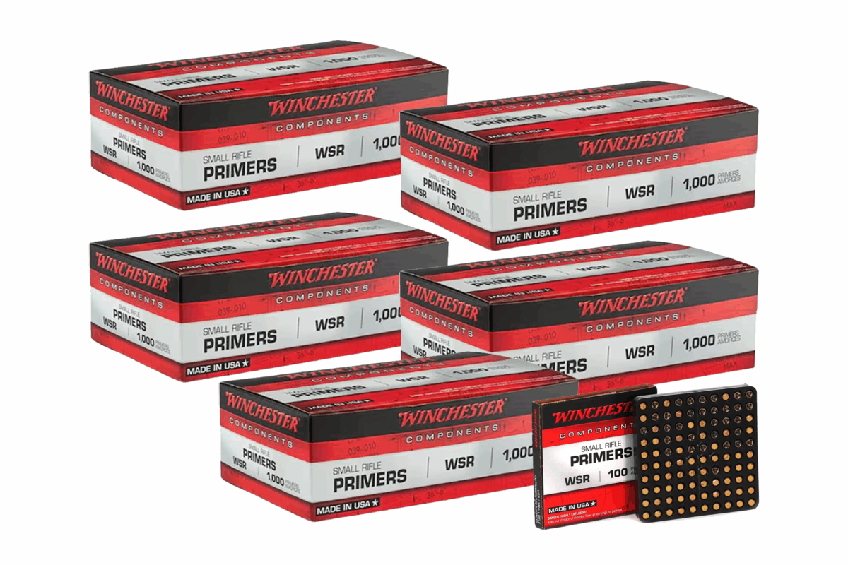 WSR - Winchester Ammo WSR 116 Small Rifle Primers - 5000 count ...