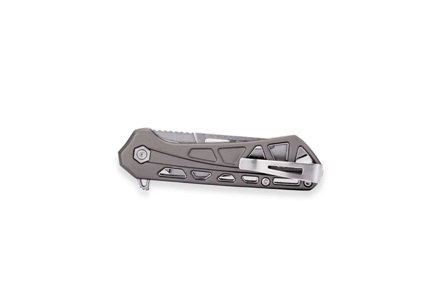 - Buck Knives Trace Folder Small Gray Handle Tanto Blade - AR15Discounts