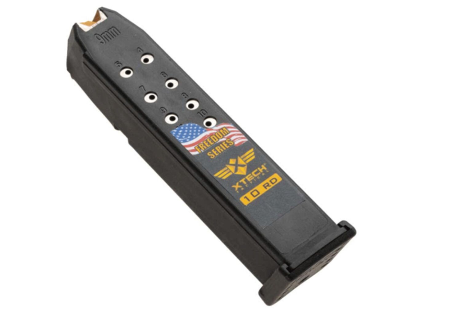 XT3032201 - Xtech Tactical Steel Reinforced 10/17 10rd 9mm Magazine for Glock 17 with 17-7 SS ...