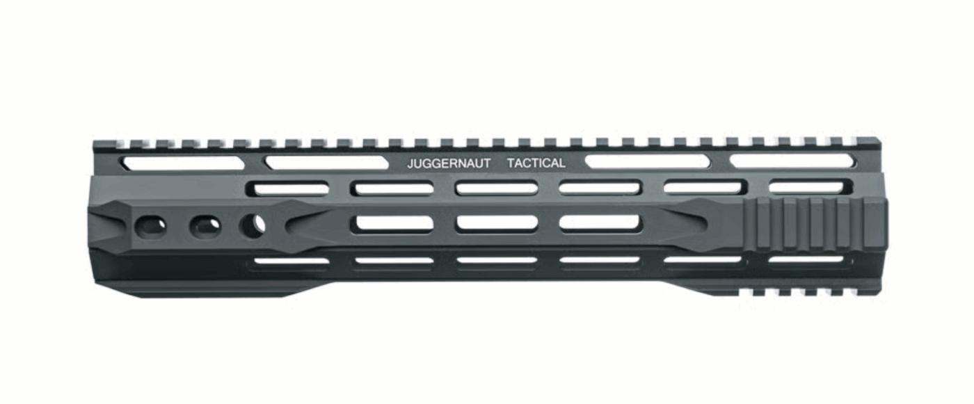 27969 - Juggernaut AR-15 9" Free Float Handguard - Black - AR15Discounts