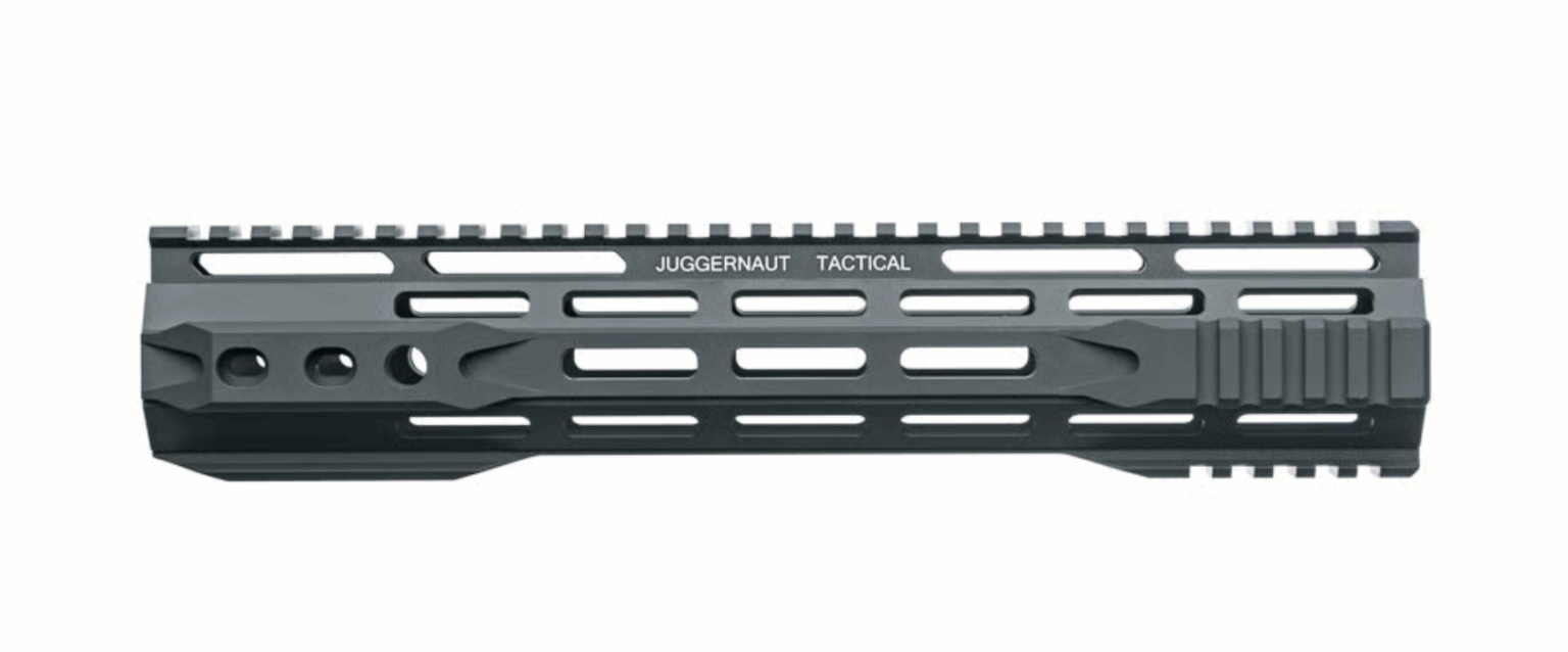 27969 - Juggernaut AR-15 9" Free Float Handguard - Black - AR15Discounts