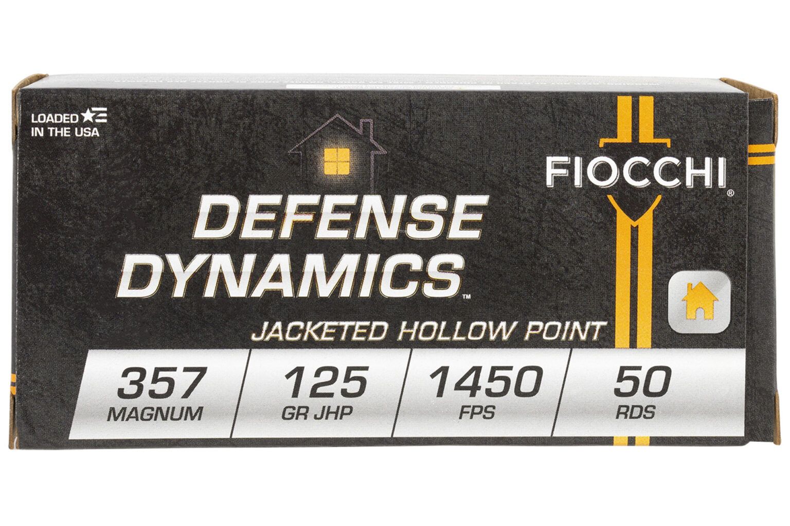 357D - Fiocchi 357D Defense Dynamics 357 Mag 125 gr Jacket Hollow Point ...