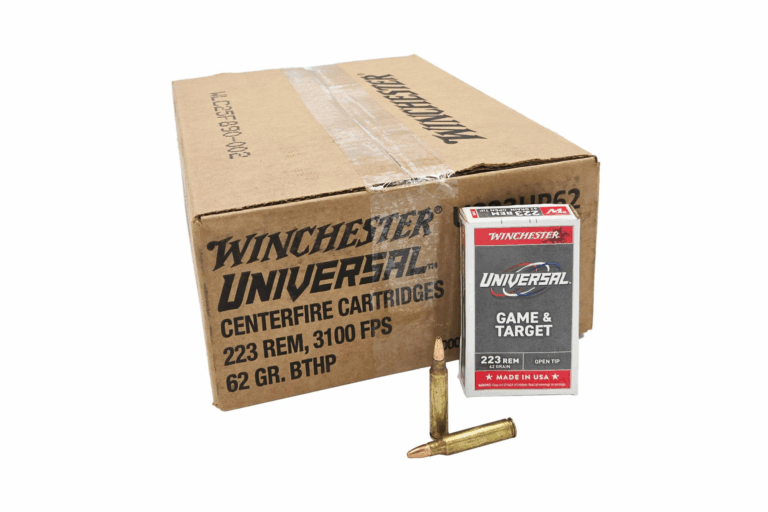 - Winchester .223 Remington 62gr FMJ Open Tip - 1000 round case ...