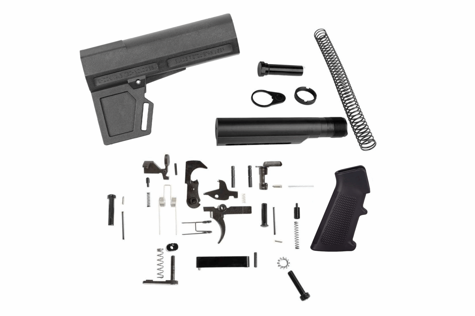 - KAK Shockwave Carbine 2M Blade Stabilizer Lower Build Kit - AR15Discounts