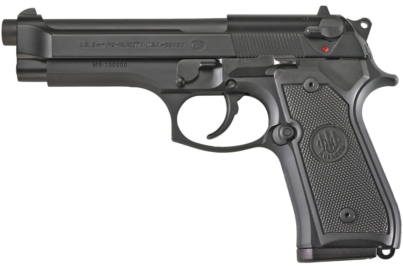 BRJ92M9A0CA - Beretta, M9, DA/SA, Semi, 9MM, 4.9" Barrel, Alloy, Blued ...