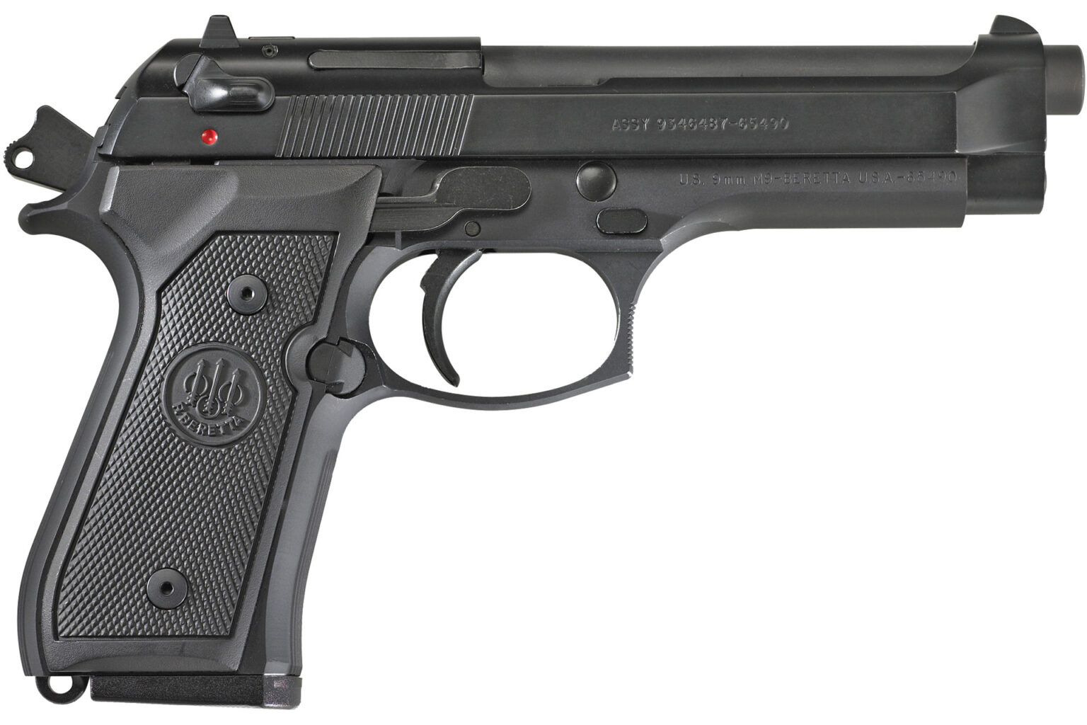 - Beretta, M9, DA/SA, Semi, 9MM, 4.9" Barrel, Alloy, Blued Finish ...