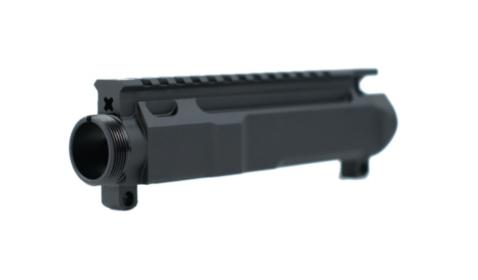 30203 - NBS AR-15 Stripped Billet Upper Receiver w/ Brass Deflector ...