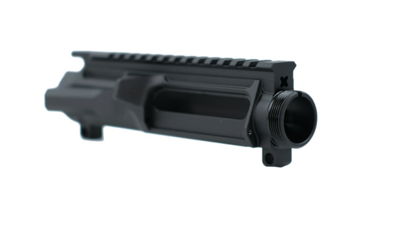 30203 - NBS AR-15 Stripped Billet Upper Receiver w/ Brass Deflector ...