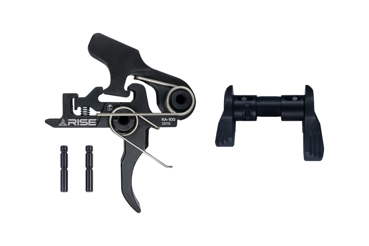 - Rise Armament RA-100 Curved Two-Stage Trigger & RA-6423 Black Ambi ...