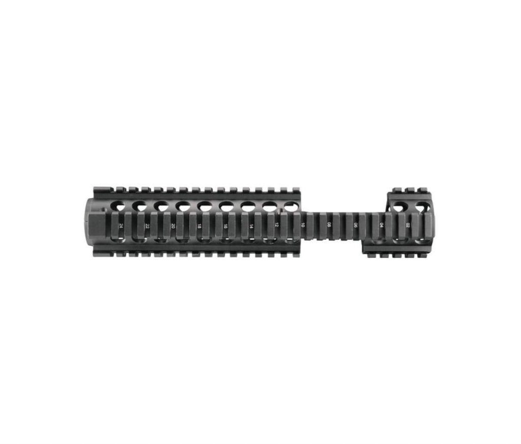 AIM Sports Inc AR Carbine Length 2-Piece Quad Rail w/ Extended Rail