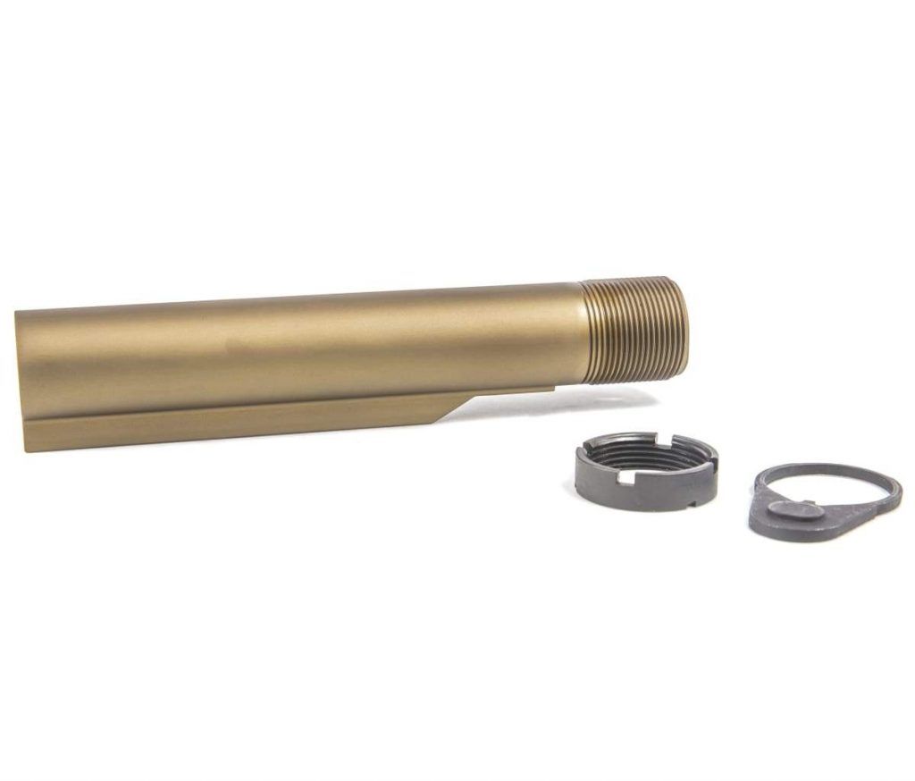 08-163S - Geissele Premium MIL-SPEC Buffer Tube Assembly with Super 42, H1, 7075-T6, AR-15/M4 ...