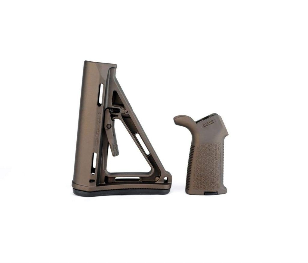 - Magpul MOE Mil-Spec Stock and Grip - Midnight Bronze - AR15Discounts