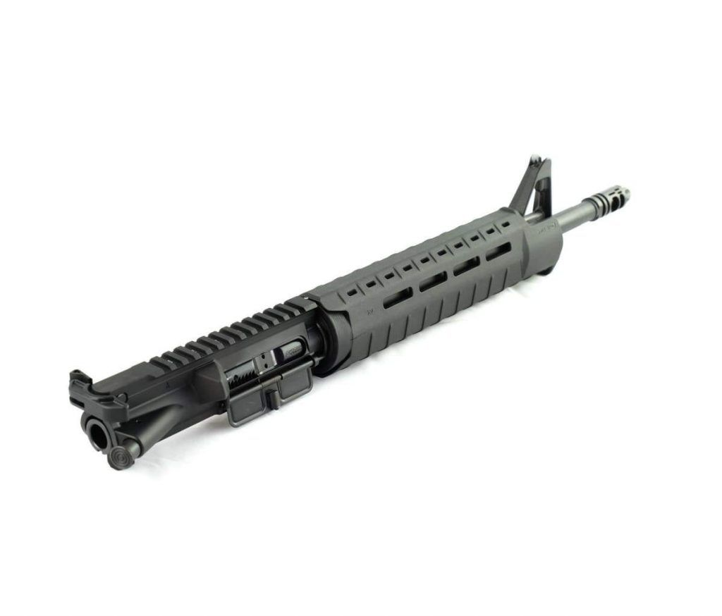 - NBS 14.5" (16" Overall) Mid-Length 5.56 NATO 1:7 Complete Upper w ...