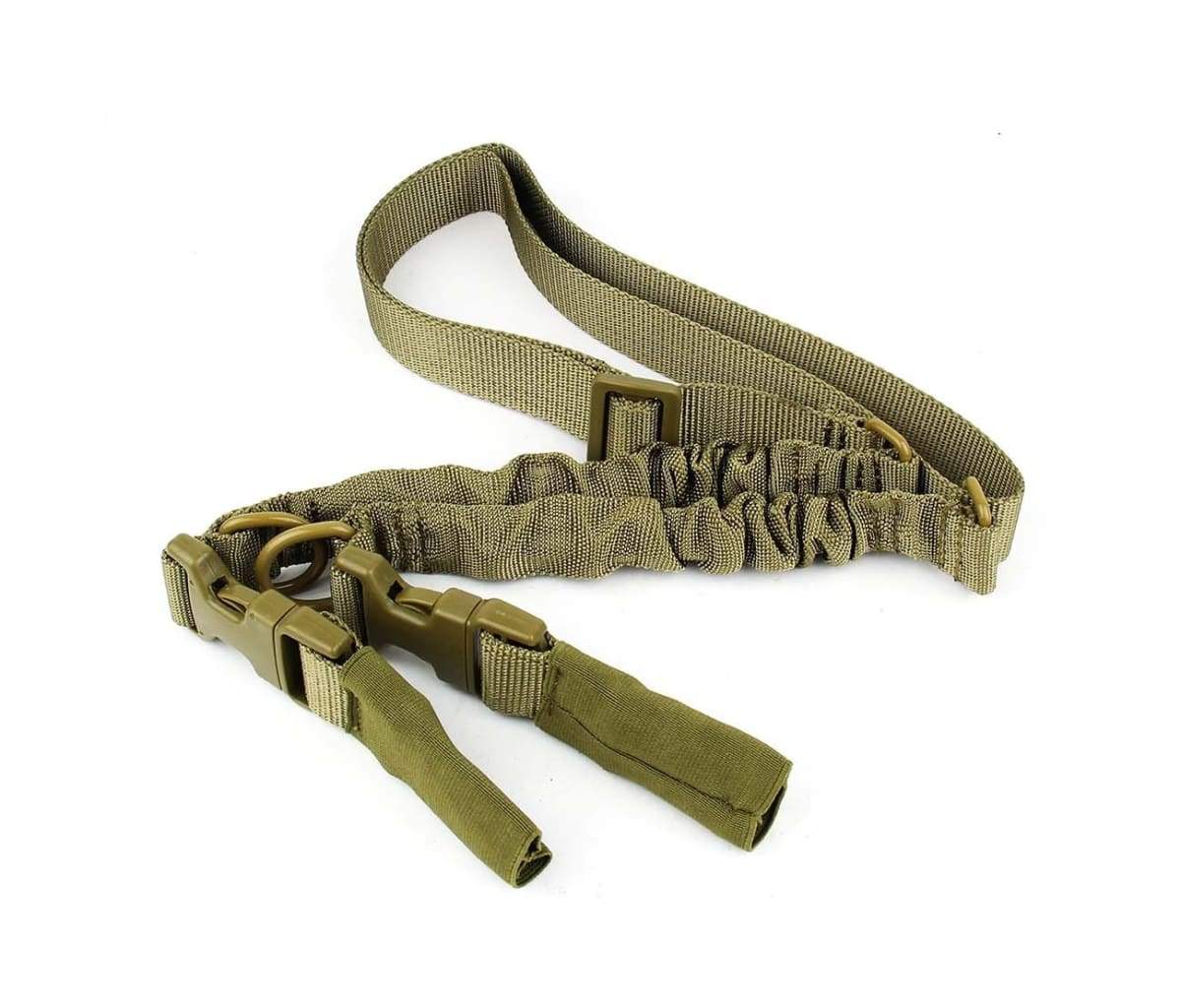 NBS 2 to 1 Point Double Bungee Rifle Sling - FDE - AR15Discounts
