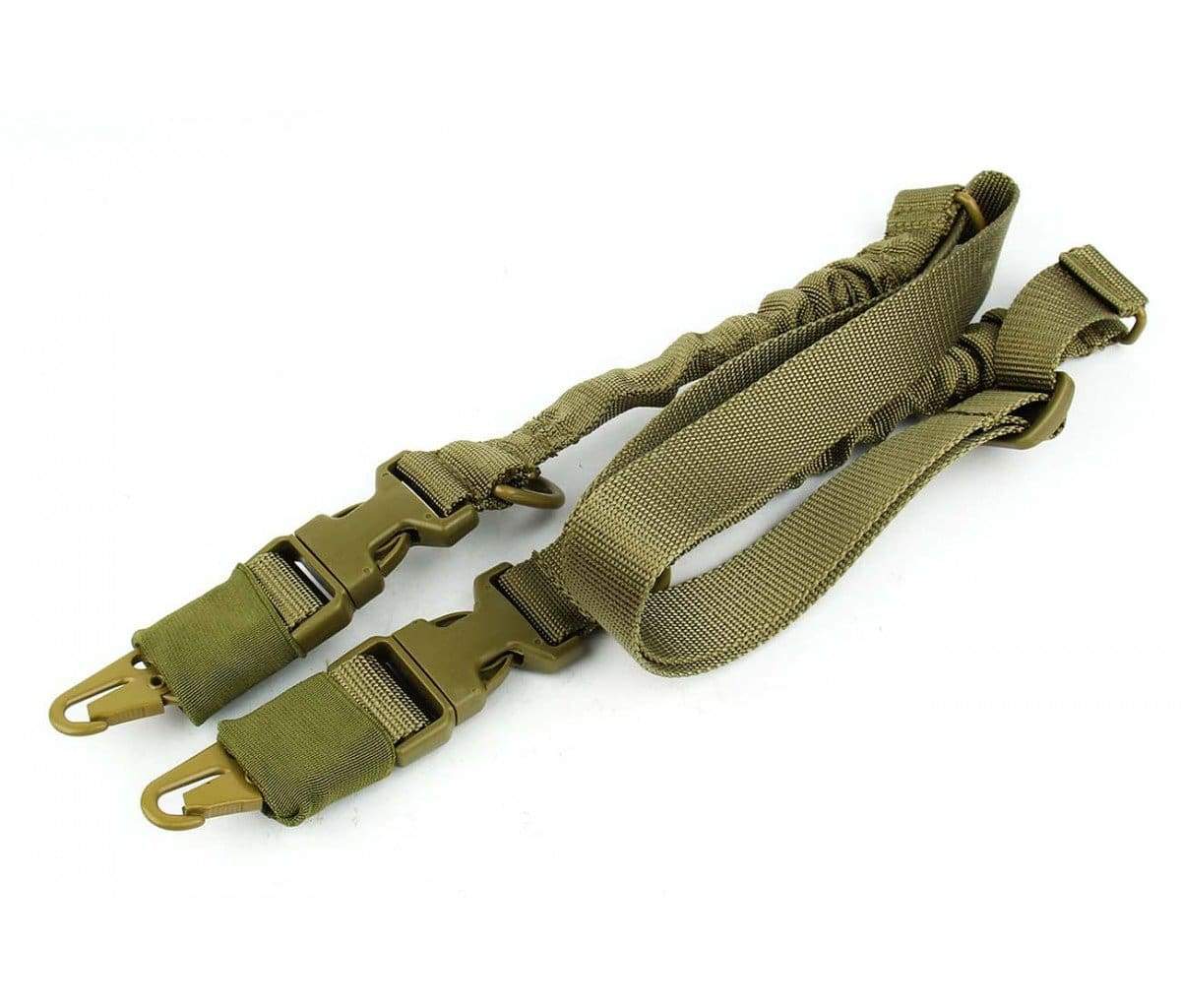 NBS 2 to 1 Point Double Bungee Rifle Sling - FDE - AR15Discounts
