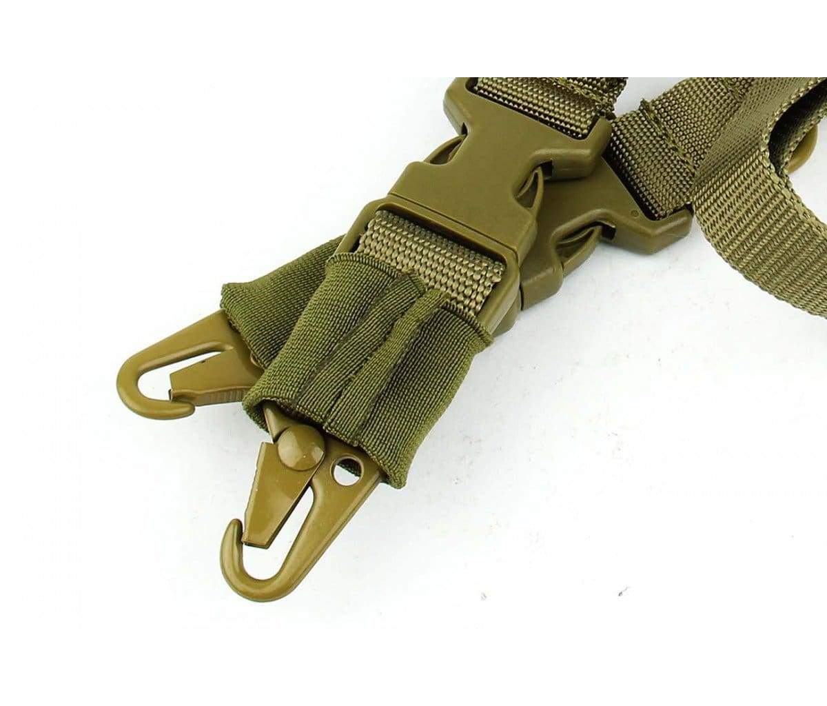 NBS 2 to 1 Point Double Bungee Rifle Sling - FDE - AR15Discounts