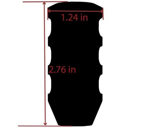 MZ1009-N - NBS Tanker (Barrett .50 Cal Style) Muzzle Brake 1/2x28 (5.56 ...