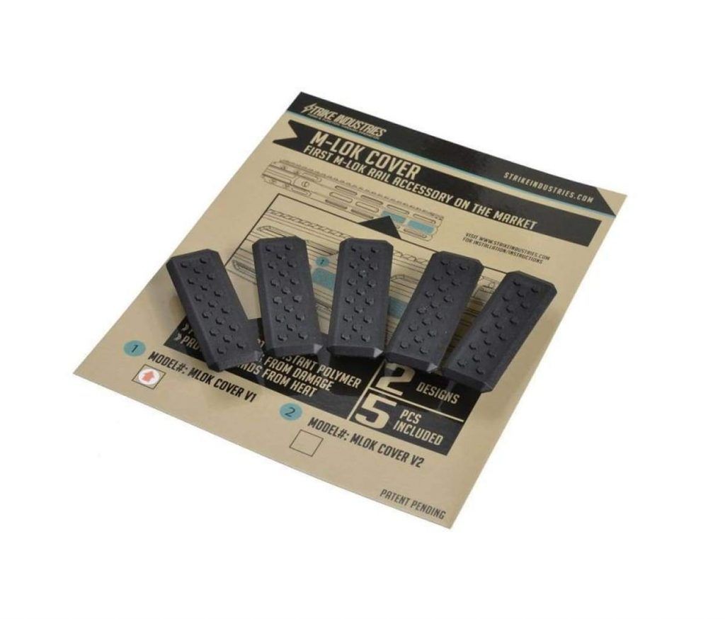 - Strike Industries M-LOK Rail Covers - V1 - (Black, FDE) - AR15Discounts
