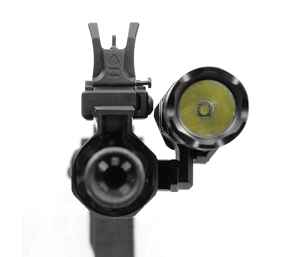 UTG Keymod Offset Flashlight Ring Mount, Matte Black - AR15Discounts